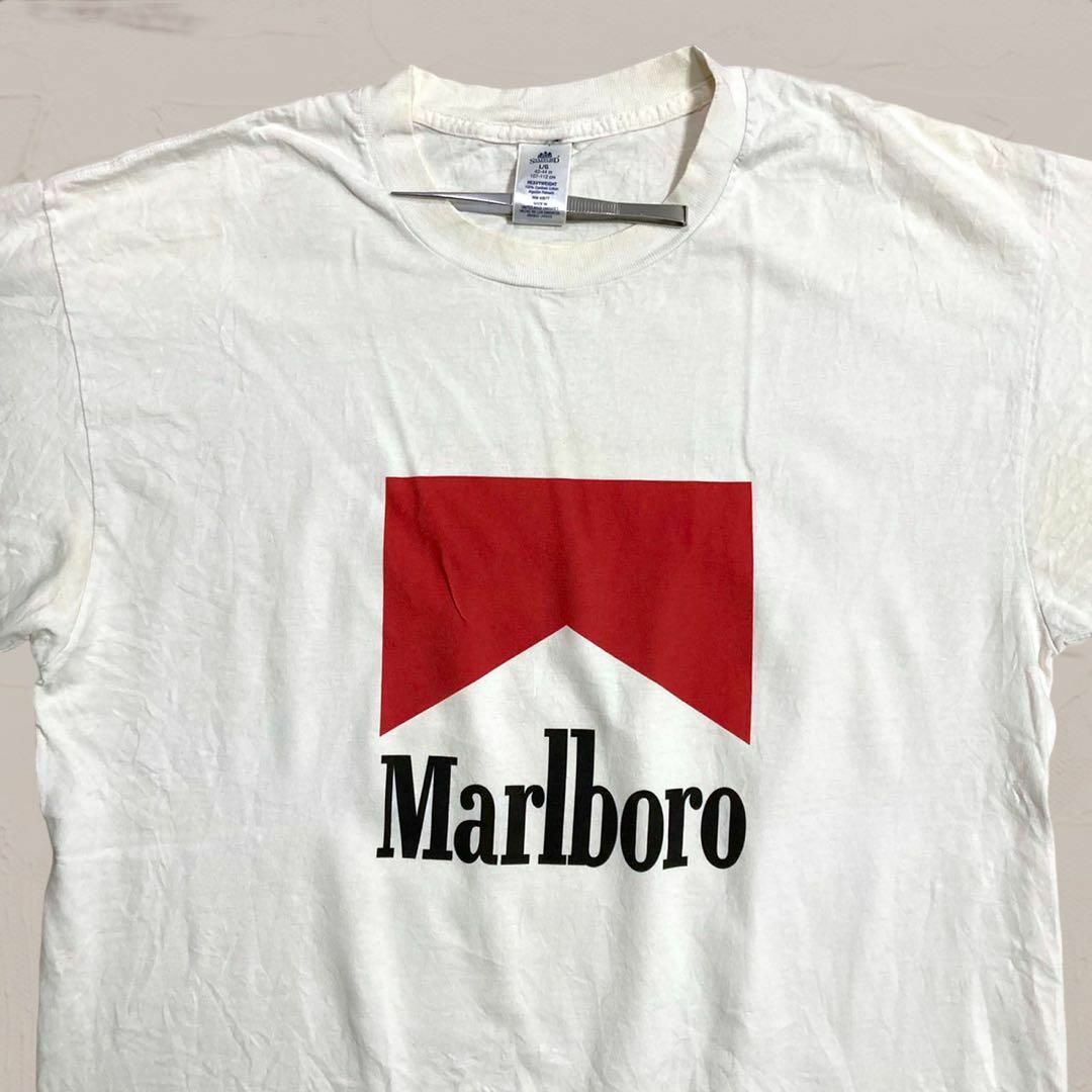 UYB Tシャツ 古着 90s 白 マルボロ Marllboro タバコの通販 by UYB Tシャツ 古着 90s 白 マルボロ Marllboro タバコの通販 by
