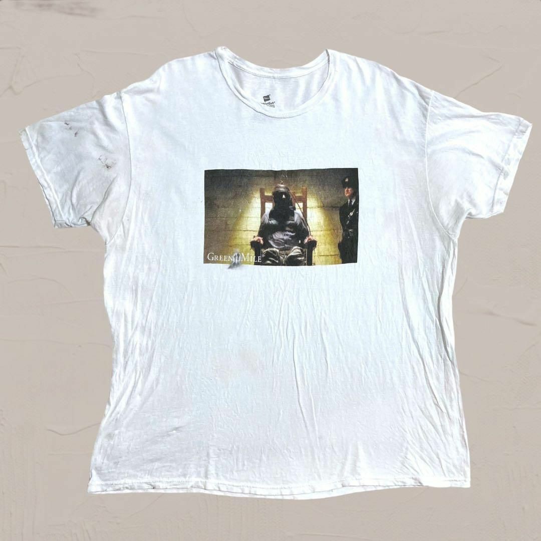 UNX ムービー Tシャツ 古着 白 GREEN MILE グリーンマイル 映画 UNX ムービー Tシャツ 古着 白 GREEN MILE グリーンマイル 映画