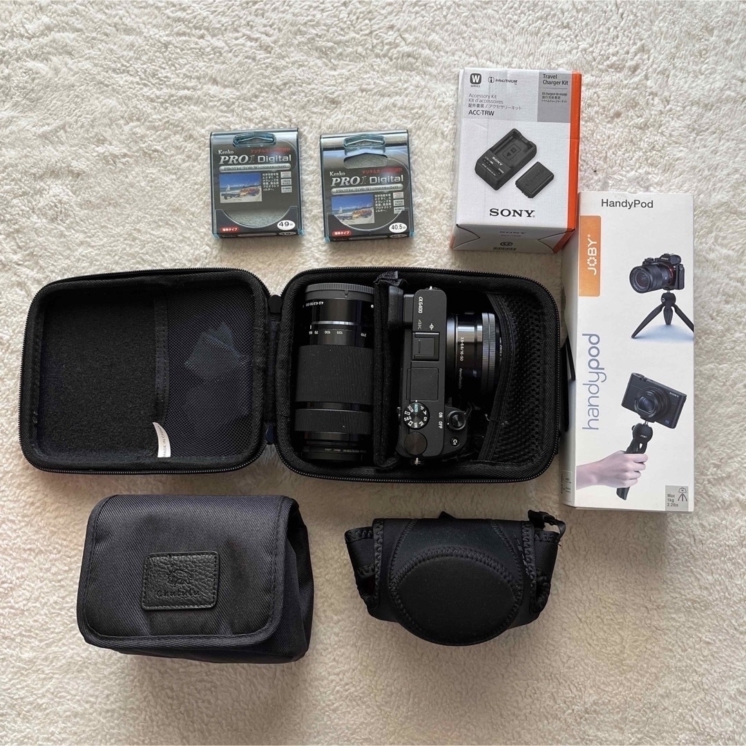 ユウ0026様専用 SONY α6400 ダブルズームレンズキット&グッズセット ユウ0026様専用 SONY α6400 ダブルズームレンズキット&グッズセット