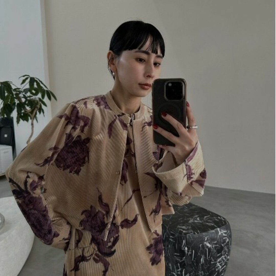Ameri VINTAGE - AmeriVINTAGE新作完売品DRY FLOWER VELOUR Ameri VINTAGE - AmeriVINTAGE新作完売品DRY FLOWER VELOUR