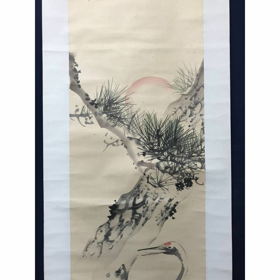 作者不詳/鶴亀図/鶴図/亀図/双幅/掛軸☆宝船☆AC-759の通販 by 作者不詳/鶴亀図/鶴図/亀図/双幅/掛軸☆宝船☆AC-759の通販 by