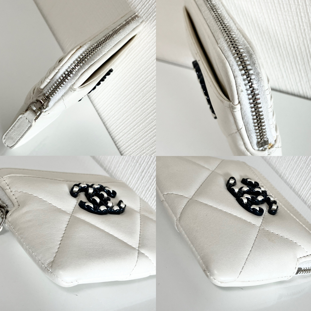 CHANEL - 激レア CHANEL ラム マトラッセ19 カードケース コイン CHANEL - 激レア CHANEL ラム マトラッセ19 カードケース コイン