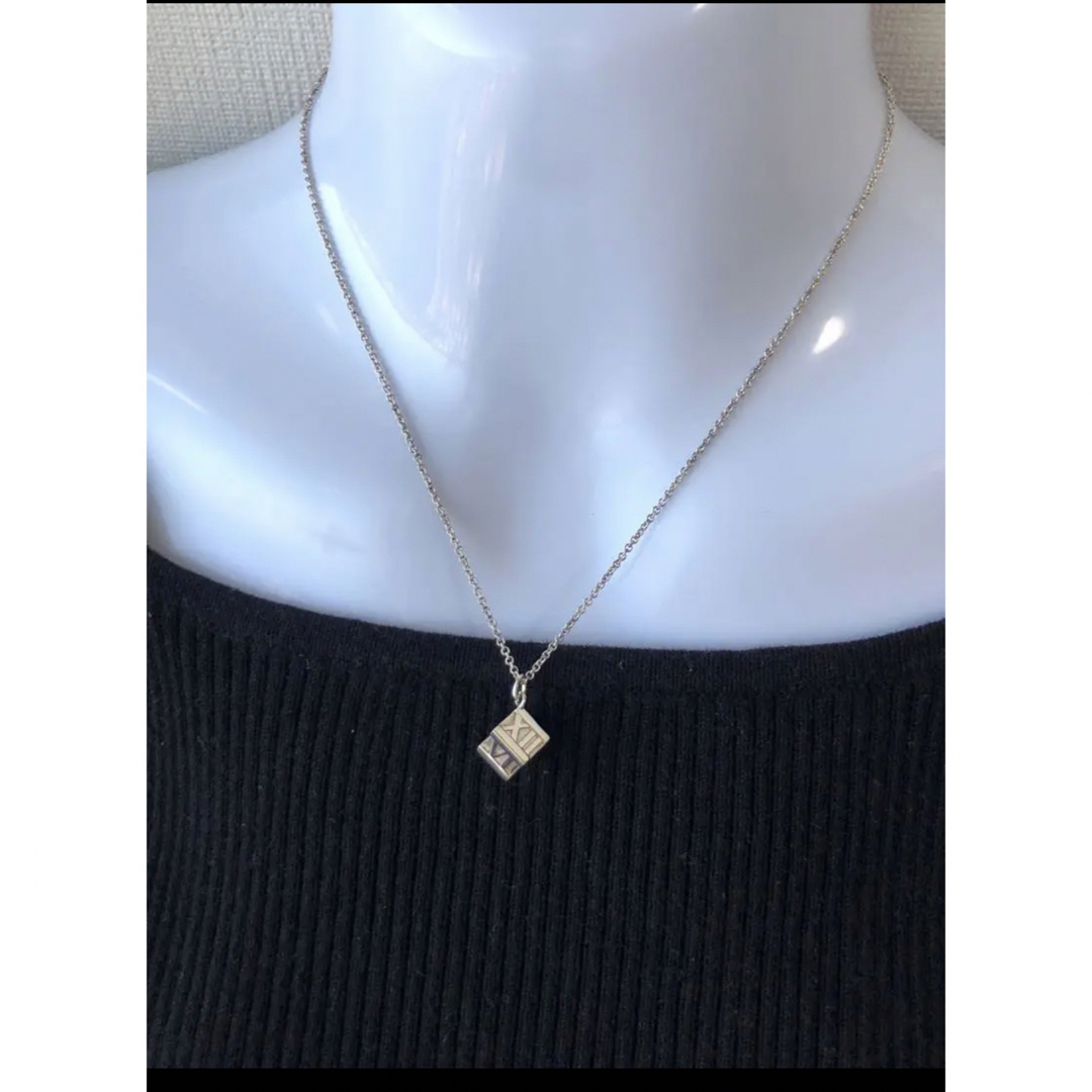 Tiffany & Co. - 美品 ティファニーアトラス キューブネックレス Tiffany & Co. - 美品 ティファニーアトラス キューブネックレス