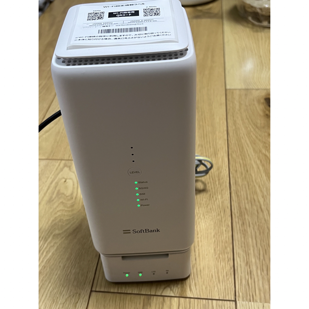 SoftBank Air本体プラスSoftBankおうちでんわセットの通販 by SoftBank Air本体プラスSoftBankおうちでんわセットの通販 by