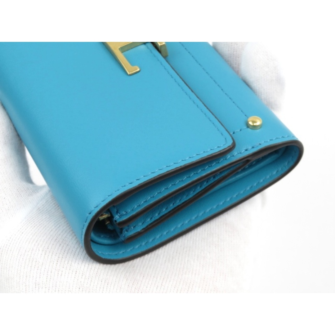 TOD'S - □新同□ トッズ T タイムレス 三つ折り 財布 カーフ TOD'S - □新同□ トッズ T タイムレス 三つ折り 財布 カーフ