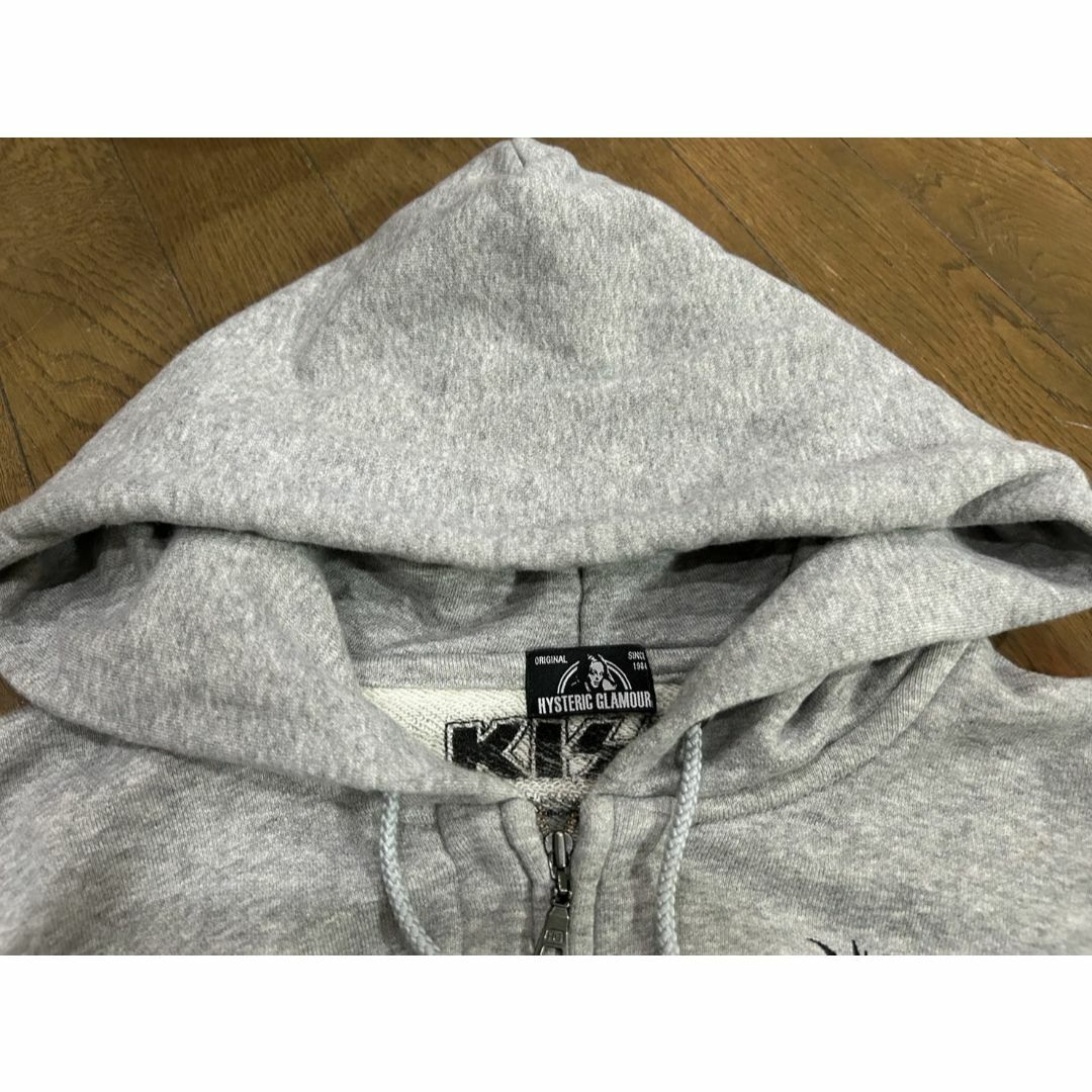 HYSTERIC GLAMOUR×KISS スウェットジップアップパーカー F HYSTERIC GLAMOUR×KISS スウェットジップアップパーカー F