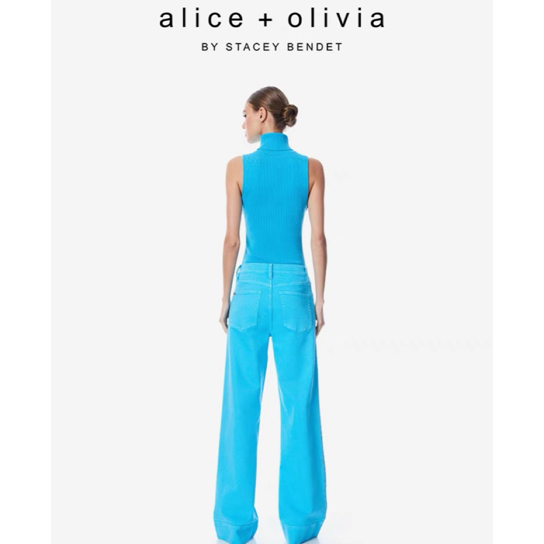 ❤️☆Alice olive 新作新品 ブルー ニット 袖なし カットソー 3色 ❤️☆Alice olive 新作新品 ブルー ニット 袖なし カットソー 3色