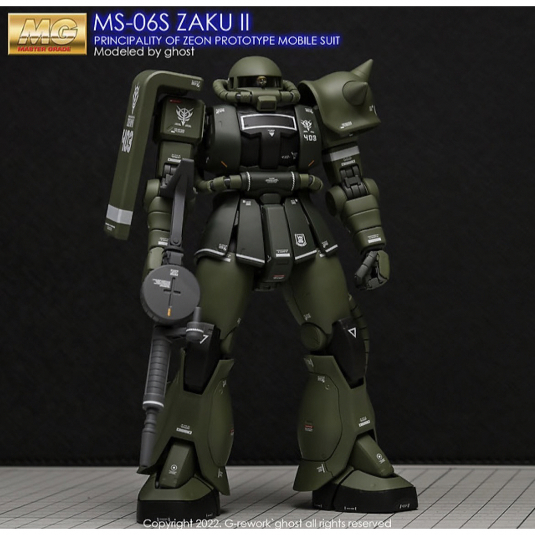 MG 1/100 MS-06J 量産型ザクII用水転写式デカール の通販 by MG 1/100 MS-06J 量産型ザクII用水転写式デカール の通販 by