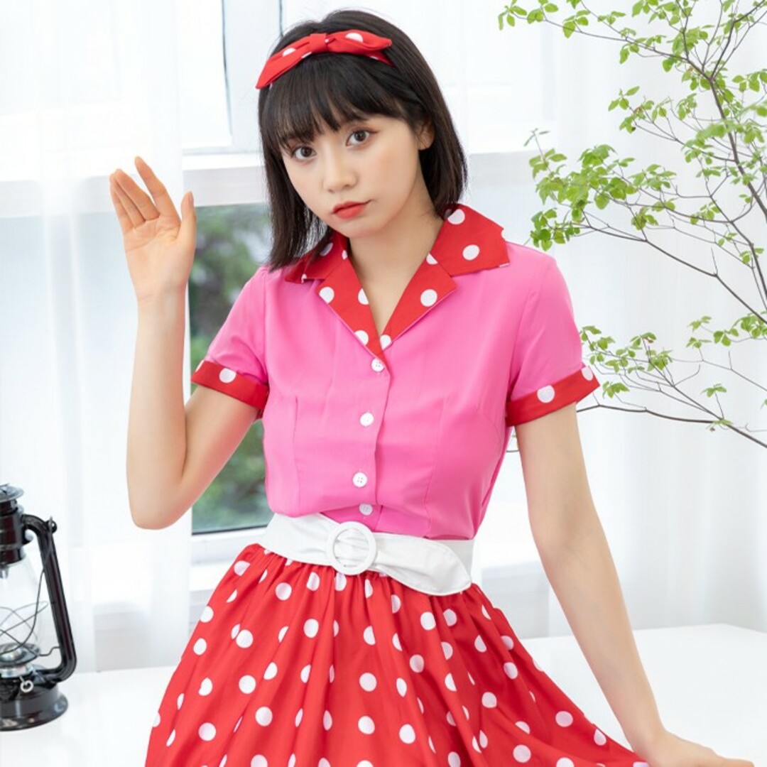 Bodyline 【新品未使用】50年代風レトロ水玉セットアップ コスプレ 衣装の通販 By Rias Shop|ボディラインならラクマ