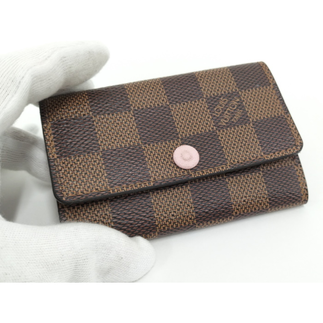 LOUIS VUITTON ミュルティクレ6 6連キーケース ダミエ エベヌ LOUIS VUITTON ミュルティクレ6 6連キーケース ダミエ エベヌ