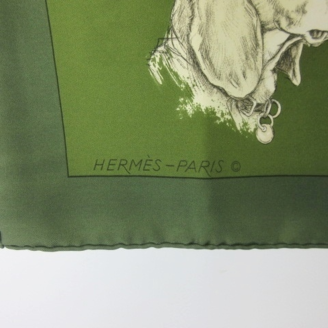 エルメス HERMES カレ90 スカーフ MONARCH 犬 シルク エルメス HERMES カレ90 スカーフ MONARCH 犬 シルク