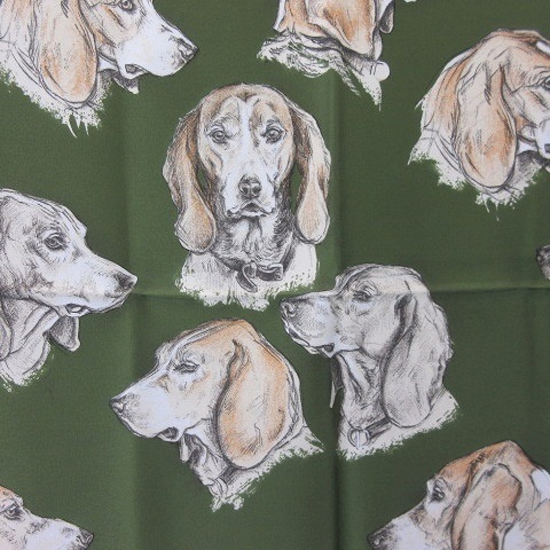 エルメス HERMES カレ90 スカーフ MONARCH 犬 シルク エルメス HERMES カレ90 スカーフ MONARCH 犬 シルク