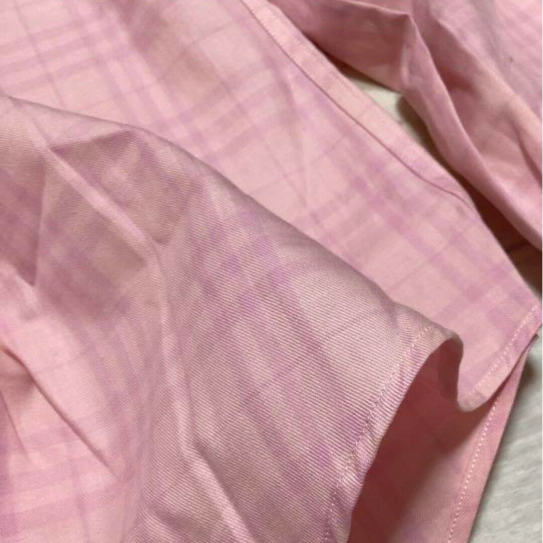 新品タグ付 BURBERRY LONDON バーバリーロンドン チェック 長袖シ 新品タグ付 BURBERRY LONDON バーバリーロンドン チェック 長袖シ