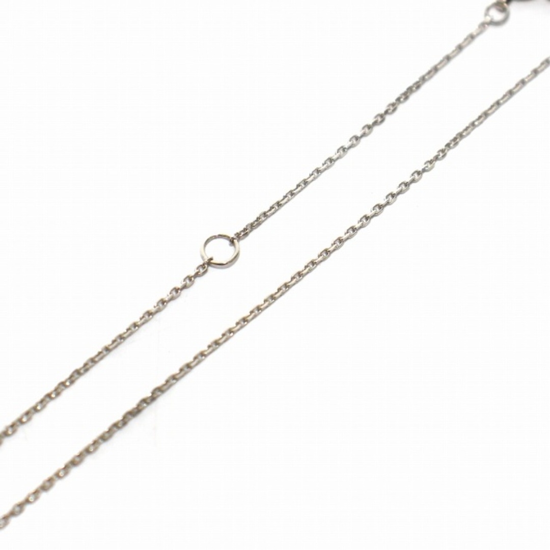 4℃ プラチナネックレス ダブルループ Pt850 ダイヤモンド 約0.08ct 4℃ プラチナネックレス ダブルループ Pt850 ダイヤモンド 約0.08ct