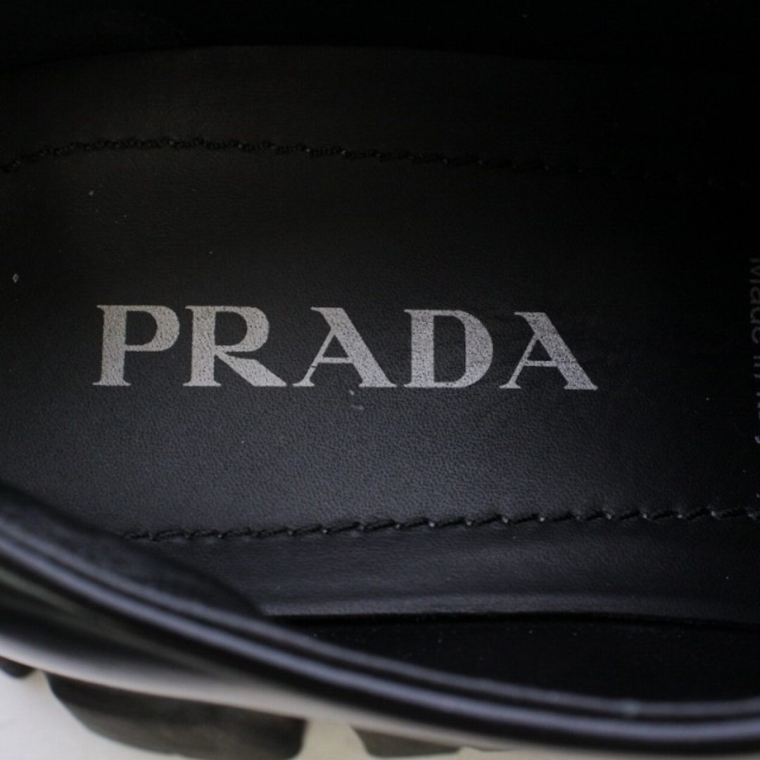 PRADA - プラダ プラダ モノリス ブラッシュドレザー ローファー PRADA - プラダ プラダ モノリス ブラッシュドレザー ローファー