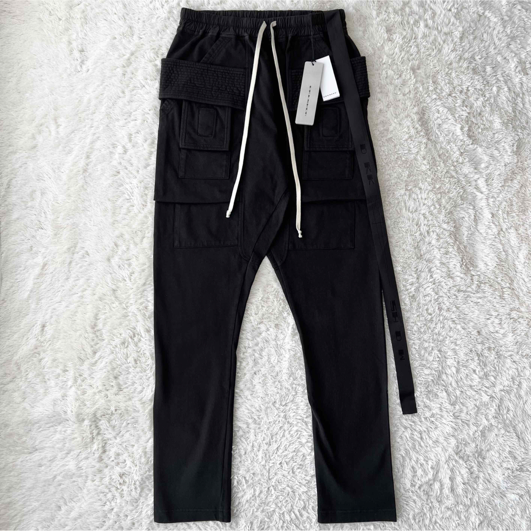 新品 RICK OWENS DRKSHDW コットンカーゴパンツ RIG素材 新品 RICK OWENS DRKSHDW コットンカーゴパンツ RIG素材