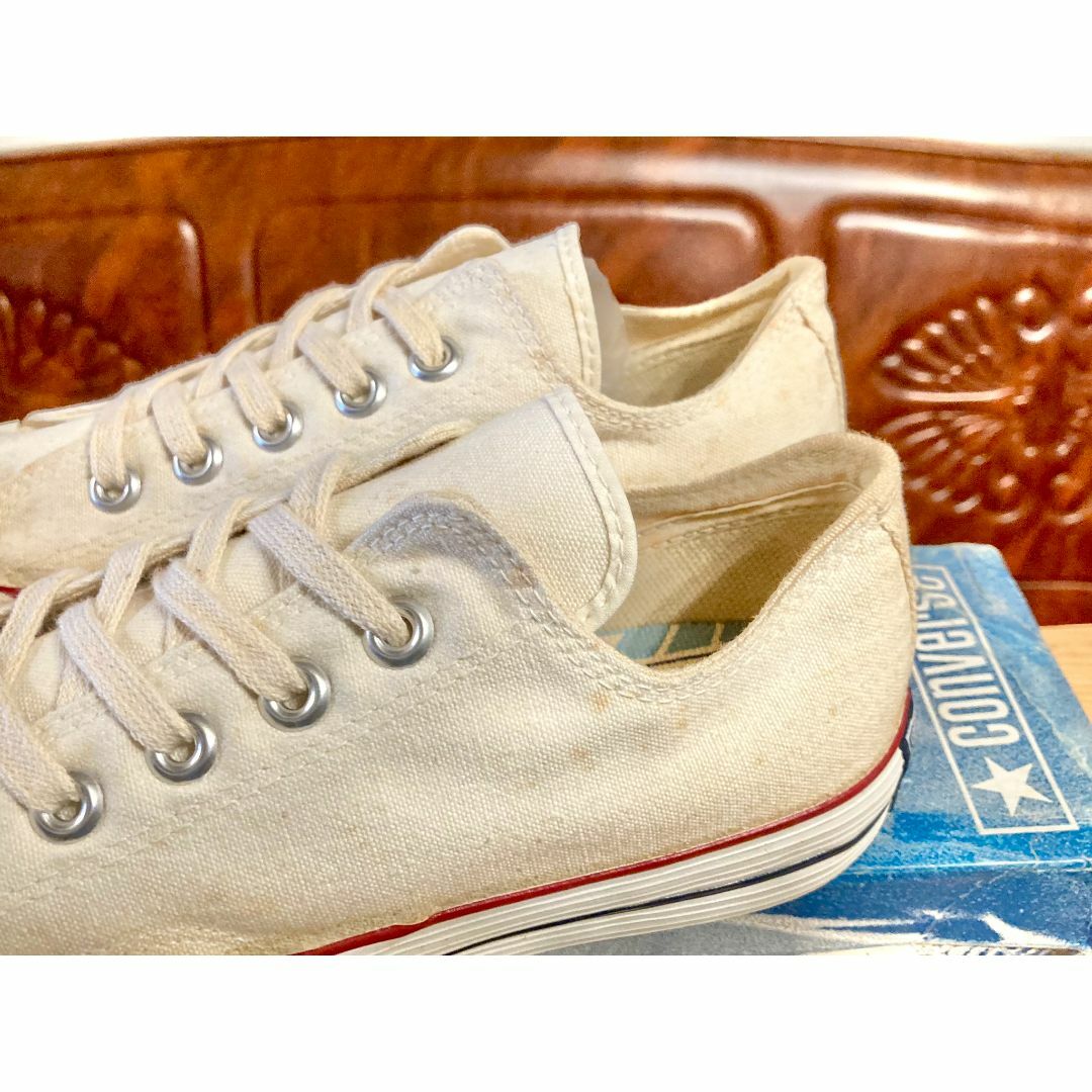 CONVERSE - ☆70s!USA!レア!コンバース コーチ 白 デッド CONVERSE - ☆70s!USA!レア!コンバース コーチ 白 デッド