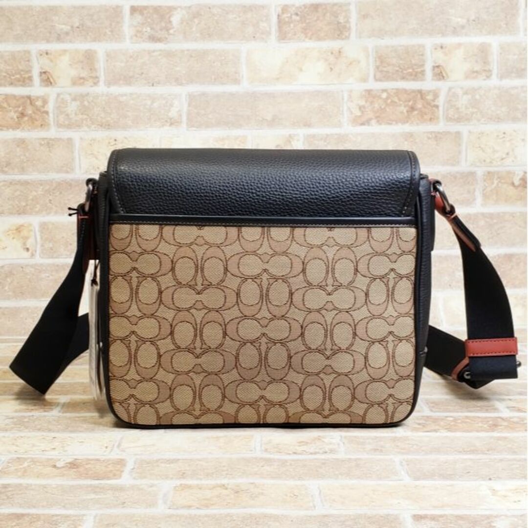 COACH - 未使用 コーチ ☆ シグネチャー柄 レザー コンビ COACH - 未使用 コーチ ☆ シグネチャー柄 レザー コンビ