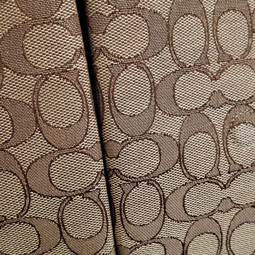 COACH - 未使用 コーチ ☆ シグネチャー柄 レザー コンビ COACH - 未使用 コーチ ☆ シグネチャー柄 レザー コンビ