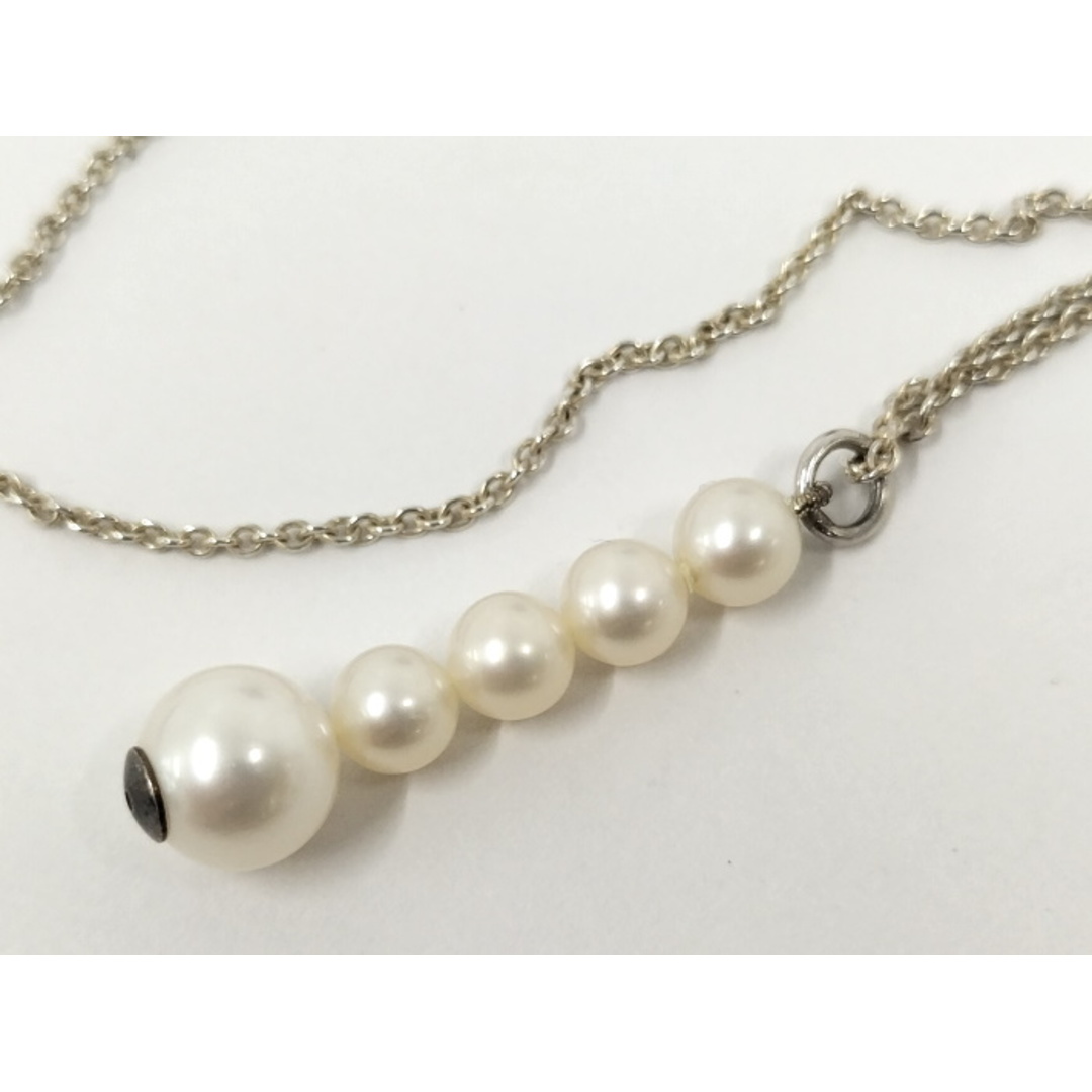 Tiffany & Co. - TIFFANY&Co. パールトップ シルバー ネックレス Tiffany & Co. - TIFFANY&Co. パールトップ シルバー ネックレス