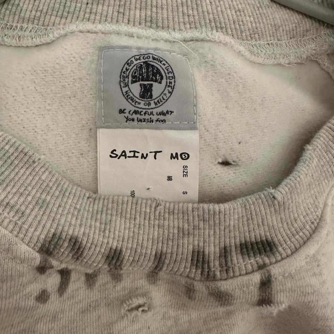 サナ着用 セントマイケル ラグラン スウェットRAGLAN SWEATの サナ着用 セントマイケル ラグラン スウェットRAGLAN SWEATの