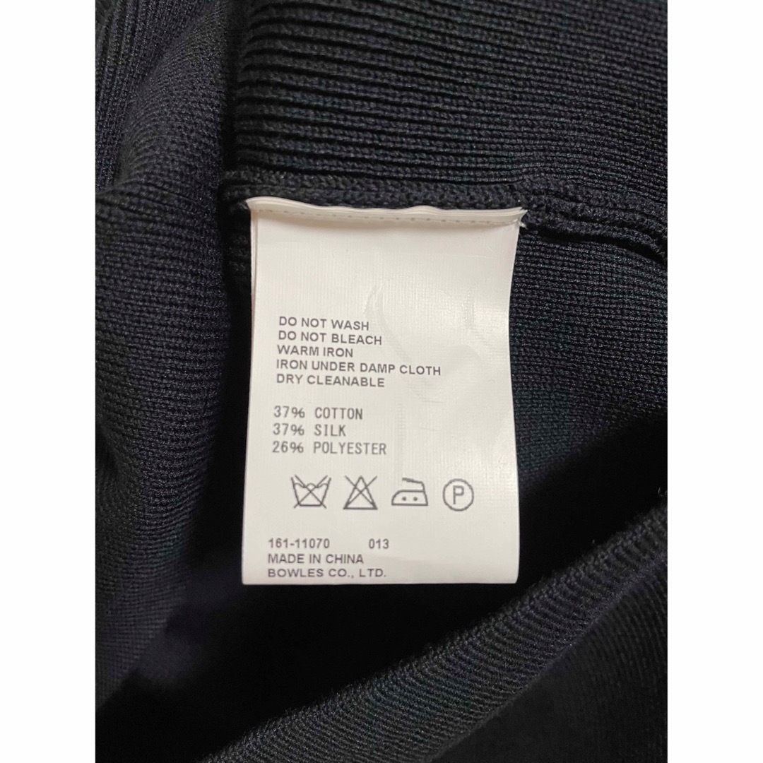 HYKE - 【未着用タグ付】HYKE ニットワンピース ネイビー サイズ HYKE - 【未着用タグ付】HYKE ニットワンピース ネイビー サイズ
