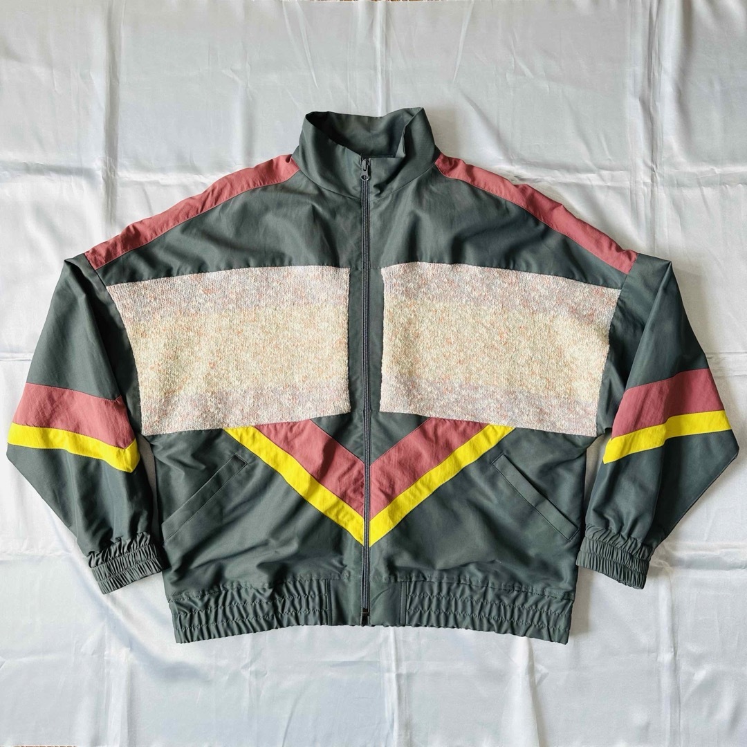 amok - amok NYLON KNIT TRACK JACKETの通販 by ピノ。's shop amok - amok NYLON KNIT TRACK JACKETの通販 by ピノ。's shop