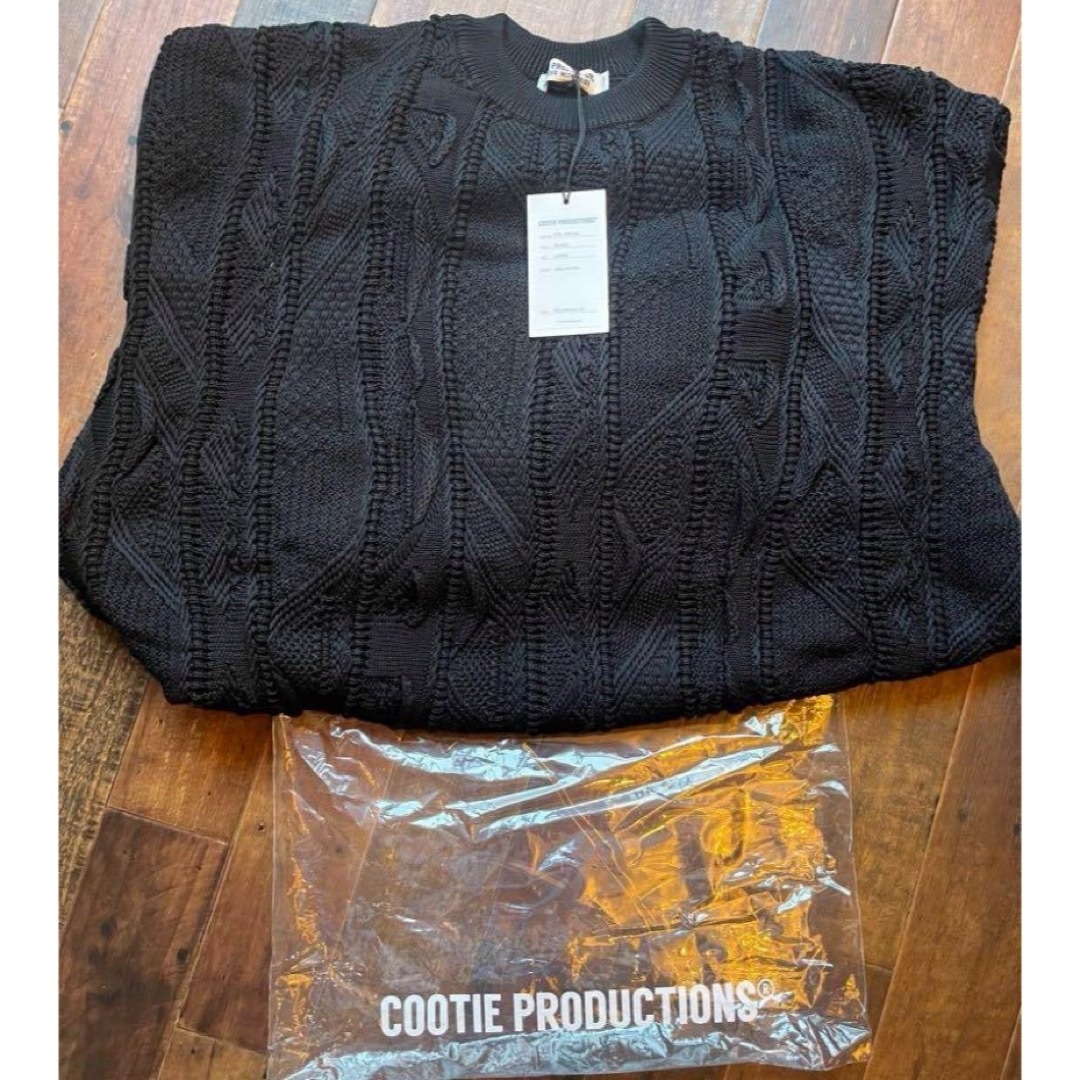 COOTIE 3D JACQUARD KNIT rottweiler kj トップス COOTIE 3D JACQUARD KNIT rottweiler kj トップス