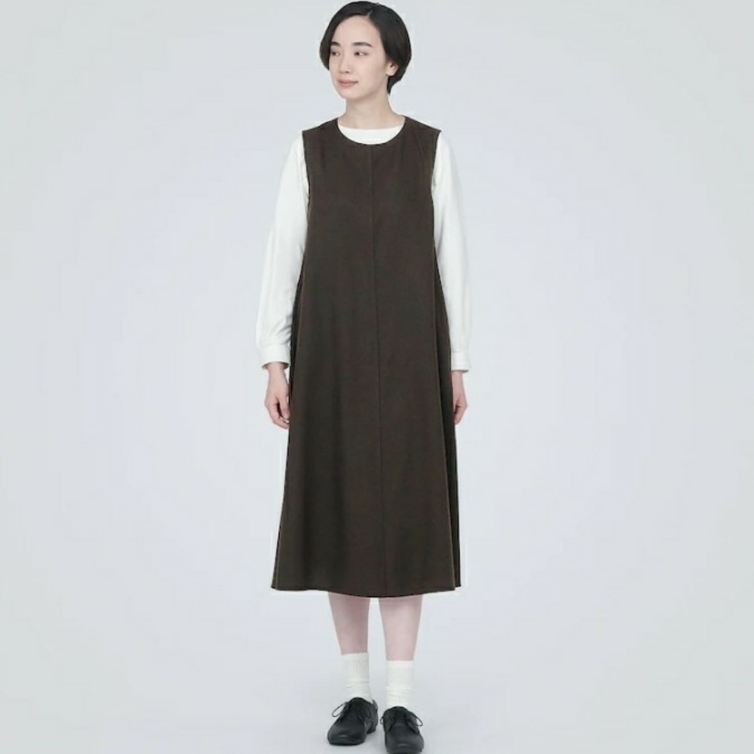 MUJI (無印良品) - □新品□ 無印良品 起毛 ジャンパースカート MUJI (無印良品) - □新品□ 無印良品 起毛 ジャンパースカート