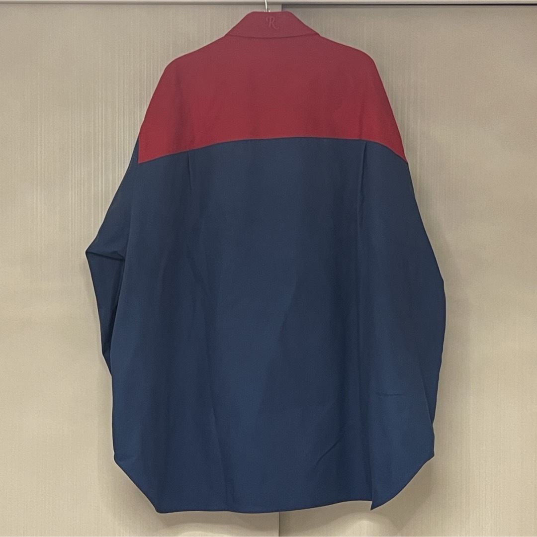 新品 未使用 ラフシモンズ オーバーサイズ デニムシャツ バイカラー 新品 未使用 ラフシモンズ オーバーサイズ デニムシャツ バイカラー
