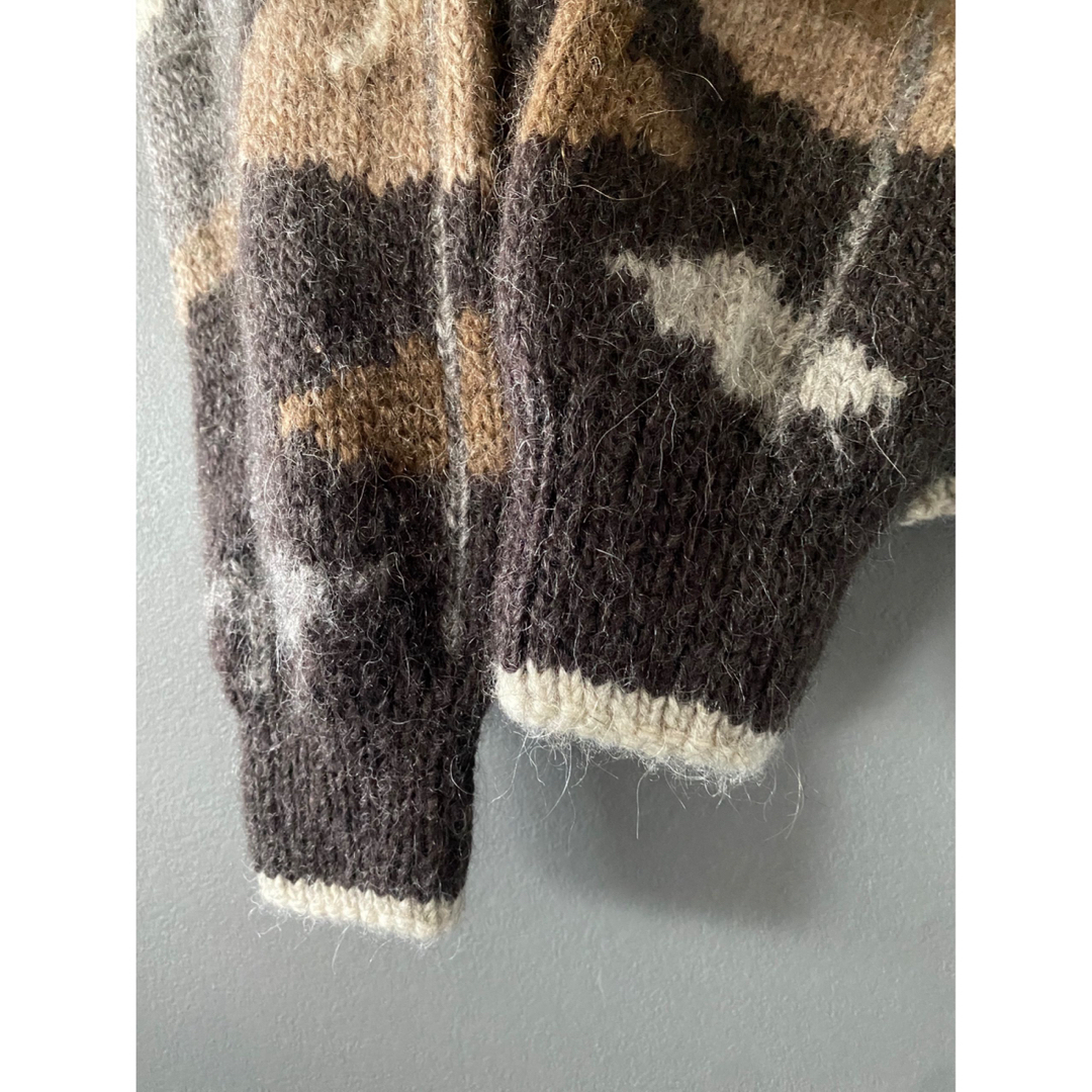 古着 ビンテージ 80s 柔らかいwool ザックリ ニット セーター 古着 ビンテージ 80s 柔らかいwool ザックリ ニット セーター