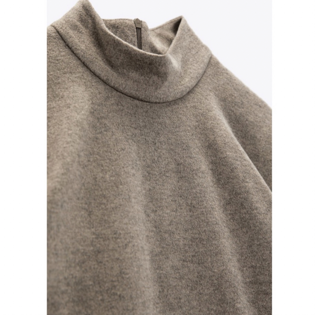 ZARA - ポケットハイネックワンピースの通販 by ぽんぽこ's shop ZARA - ポケットハイネックワンピースの通販 by ぽんぽこ's shop