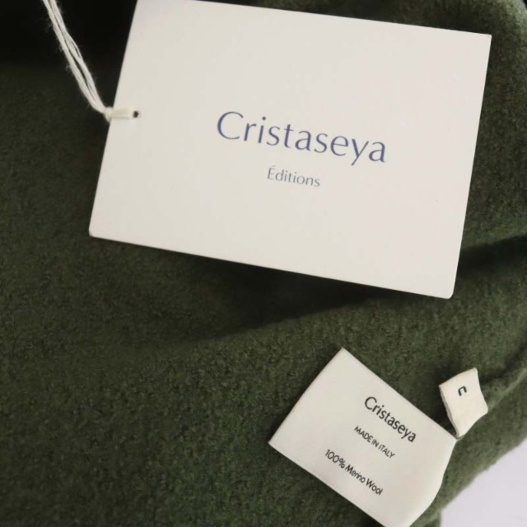 クリスタセヤ FELTED WOOL CAFTAN ワンピース ニット ロング クリスタセヤ FELTED WOOL CAFTAN ワンピース ニット ロング