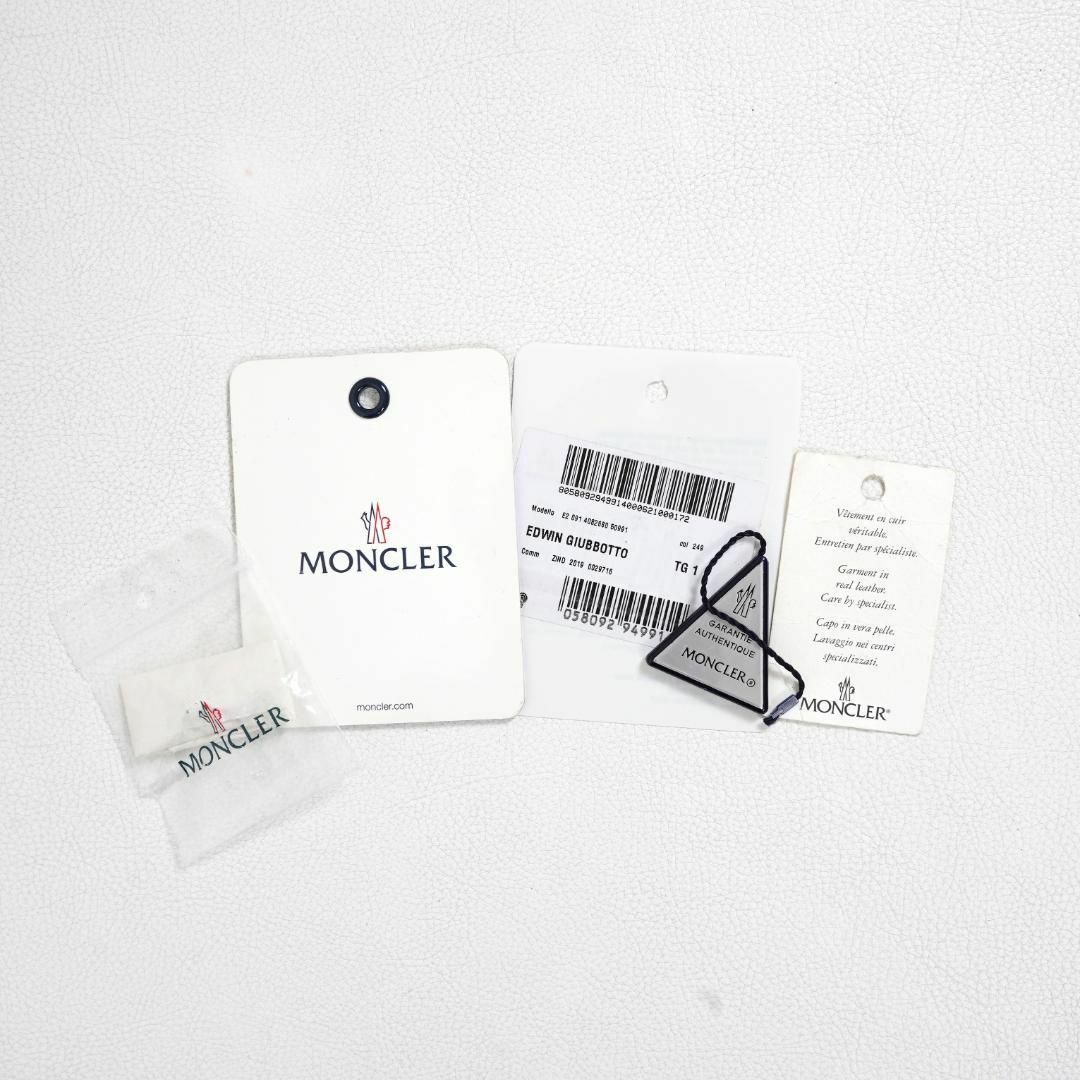 MONCLER - 最高級モデル 美品 モンクレール EDWIN 襟裏ボア 羊革 MONCLER - 最高級モデル 美品 モンクレール EDWIN 襟裏ボア 羊革