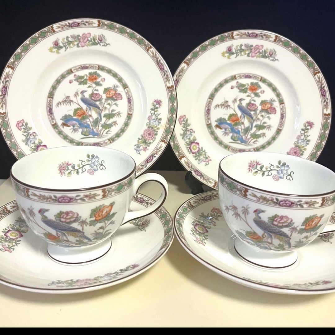 WEDGWOOD - ウェッジウッド クタニクレーン リーカップ トリオ 2 WEDGWOOD - ウェッジウッド クタニクレーン リーカップ トリオ 2