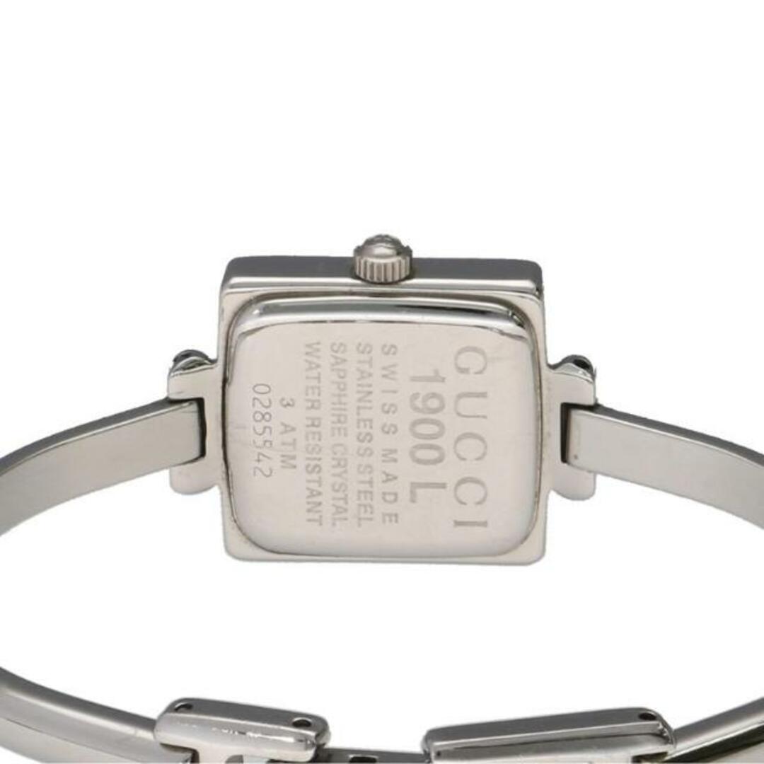 GUCCI グッチ/スクエアバングルウォッチ・シルバー/クオーツ GUCCI グッチ/スクエアバングルウォッチ・シルバー/クオーツ