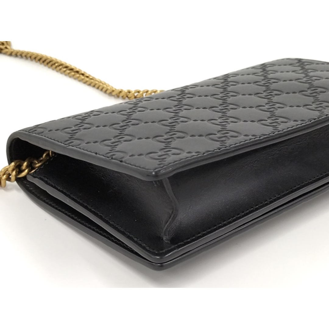 GUCCI - GUCCI チェーンウォレット チェーンショルダーバッグ GUCCI - GUCCI チェーンウォレット チェーンショルダーバッグ