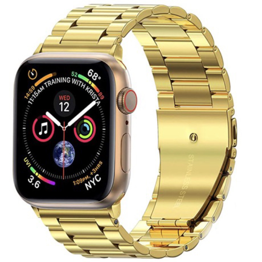 Apple Watchバンド ゴールド メタリック 38/40/41㎜ けばけばしく Apple Watchバンド ゴールド メタリック 38/40/41㎜ けばけばしく