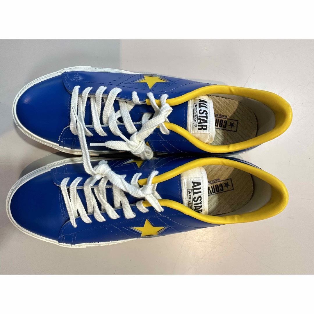 CONVERSE - 日本製 コンバース ワンスター 青×黄 27.5センチ CONVERSE - 日本製 コンバース ワンスター 青×黄 27.5センチ