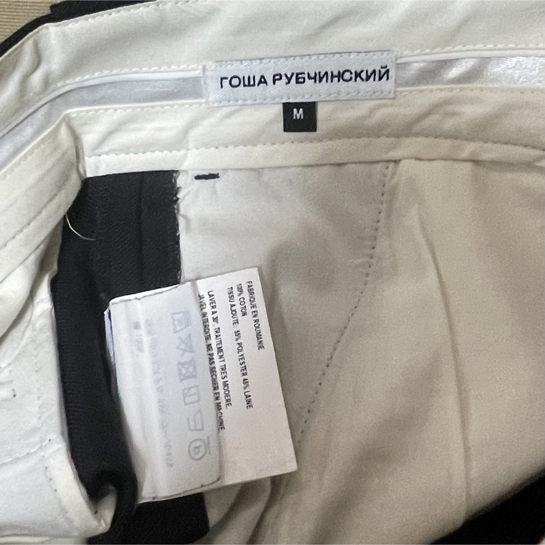 Gosha Rubchinskiy - gosha rubchinsky 19aw バイカラーパンツの Gosha Rubchinskiy - gosha rubchinsky 19aw バイカラーパンツの