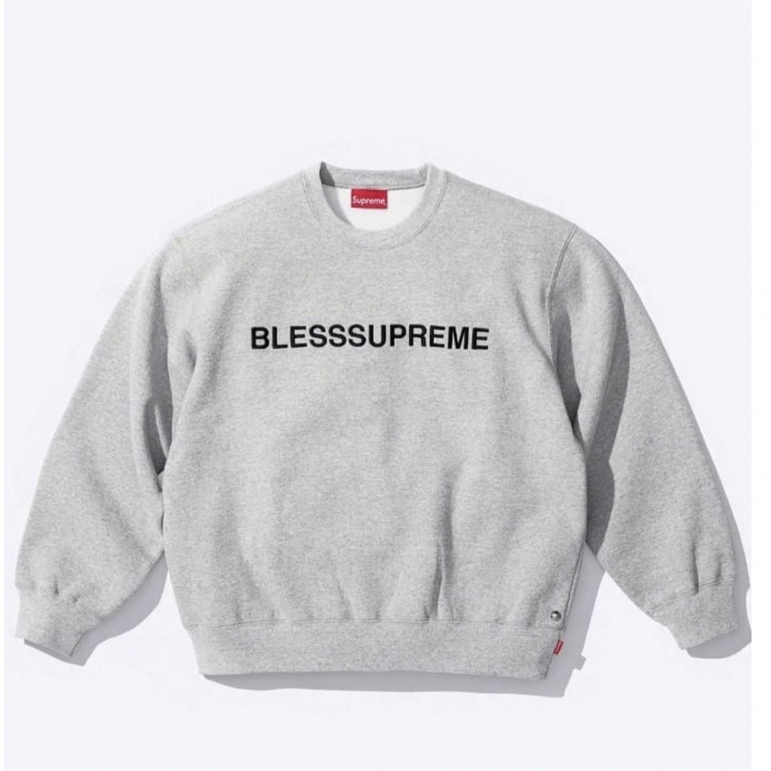 シュプリームSupreme®/BLESS Crewneck Mサイズ 灰色 新品 シュプリームSupreme®/BLESS Crewneck Mサイズ 灰色 新品