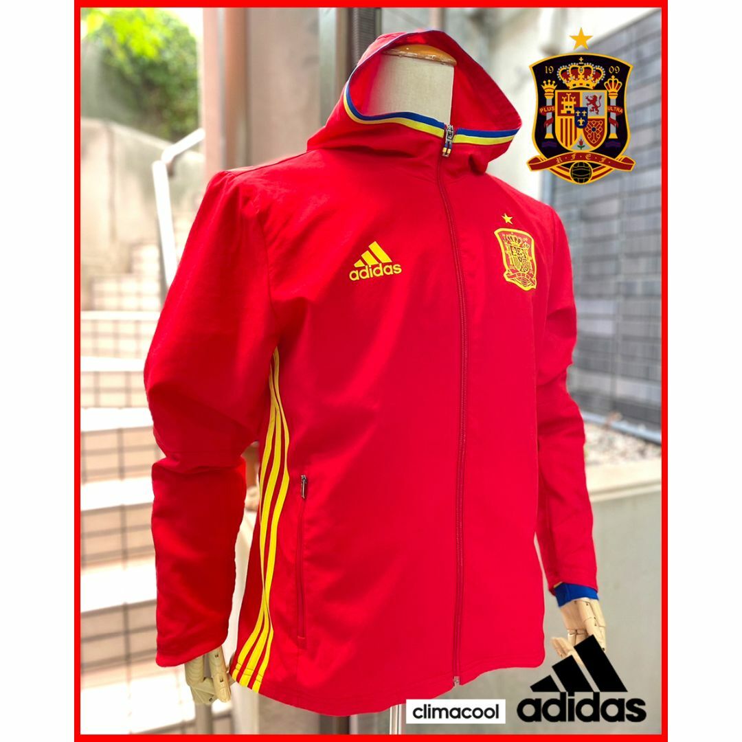 adidas - ほぼ新品☆レア!クール!スペインサッカー連盟ジャージ【adidas】送料 adidas - ほぼ新品☆レア!クール!スペインサッカー連盟ジャージ【adidas】送料