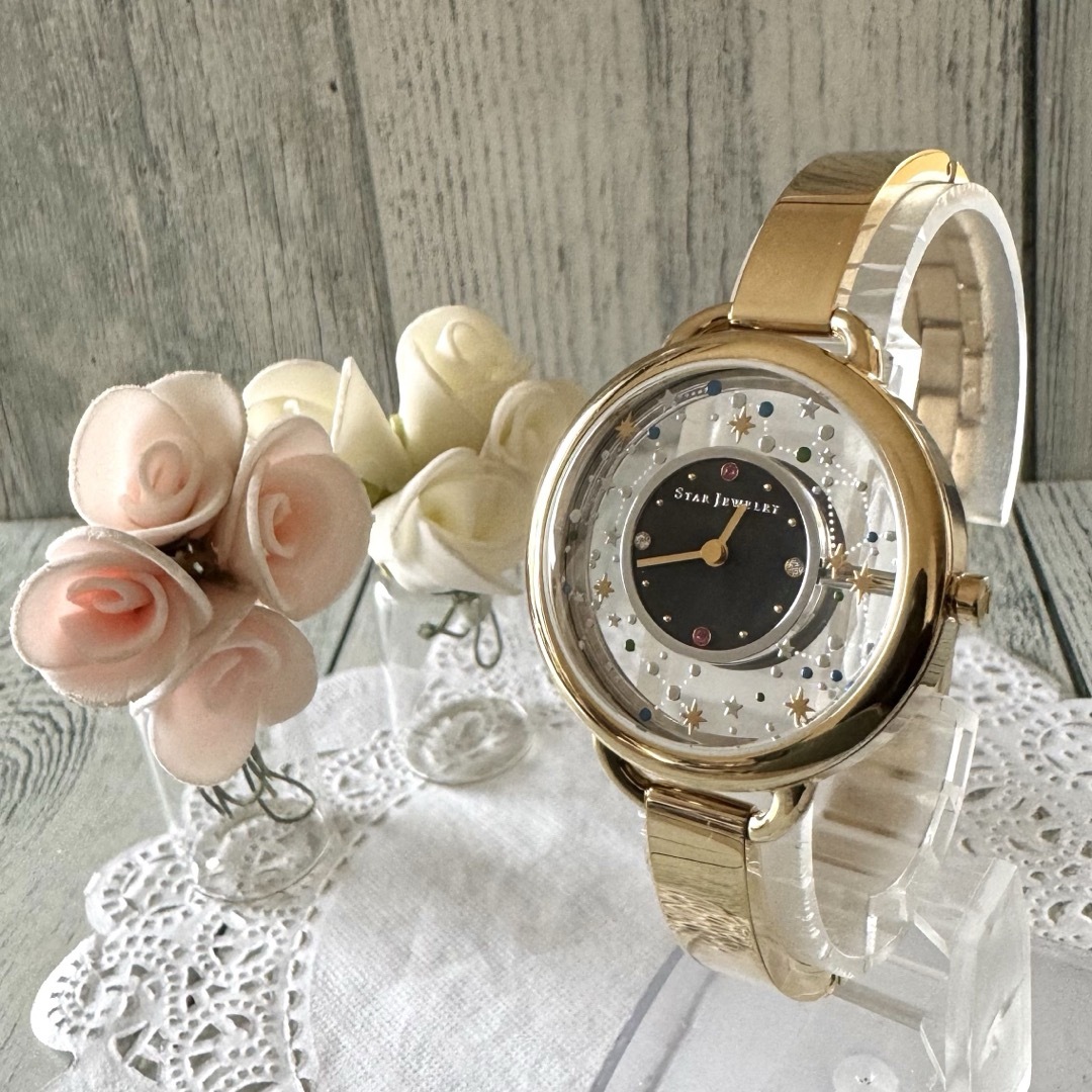 美品】STAR JEWELRY トランスペアレント 腕時計 2018 美品】STAR JEWELRY トランスペアレント 腕時計 2018