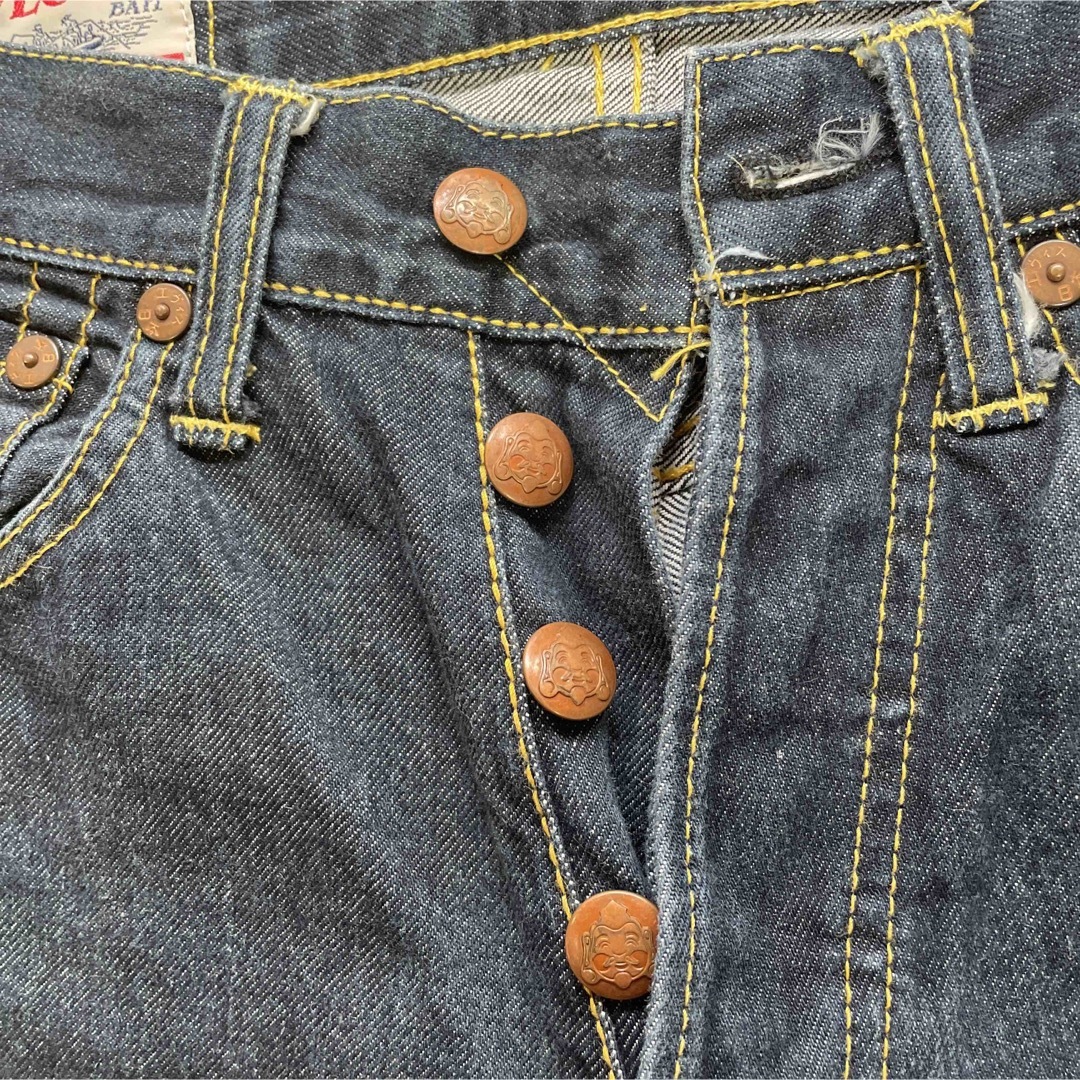 EVISU - エヴィス 道楽dowluck 1930 金刺繍28インチ レア物の EVISU - エヴィス 道楽dowluck 1930 金刺繍28インチ レア物の