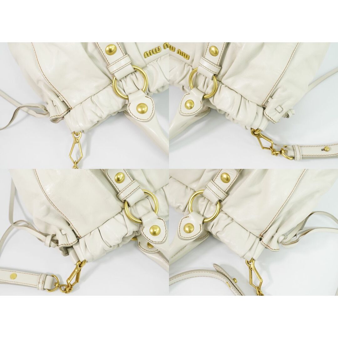 MIU MIU - 本物 ミュウミュウ MIU MIU 2WAY ショルダーバッグ MIU MIU - 本物 ミュウミュウ MIU MIU 2WAY ショルダーバッグ