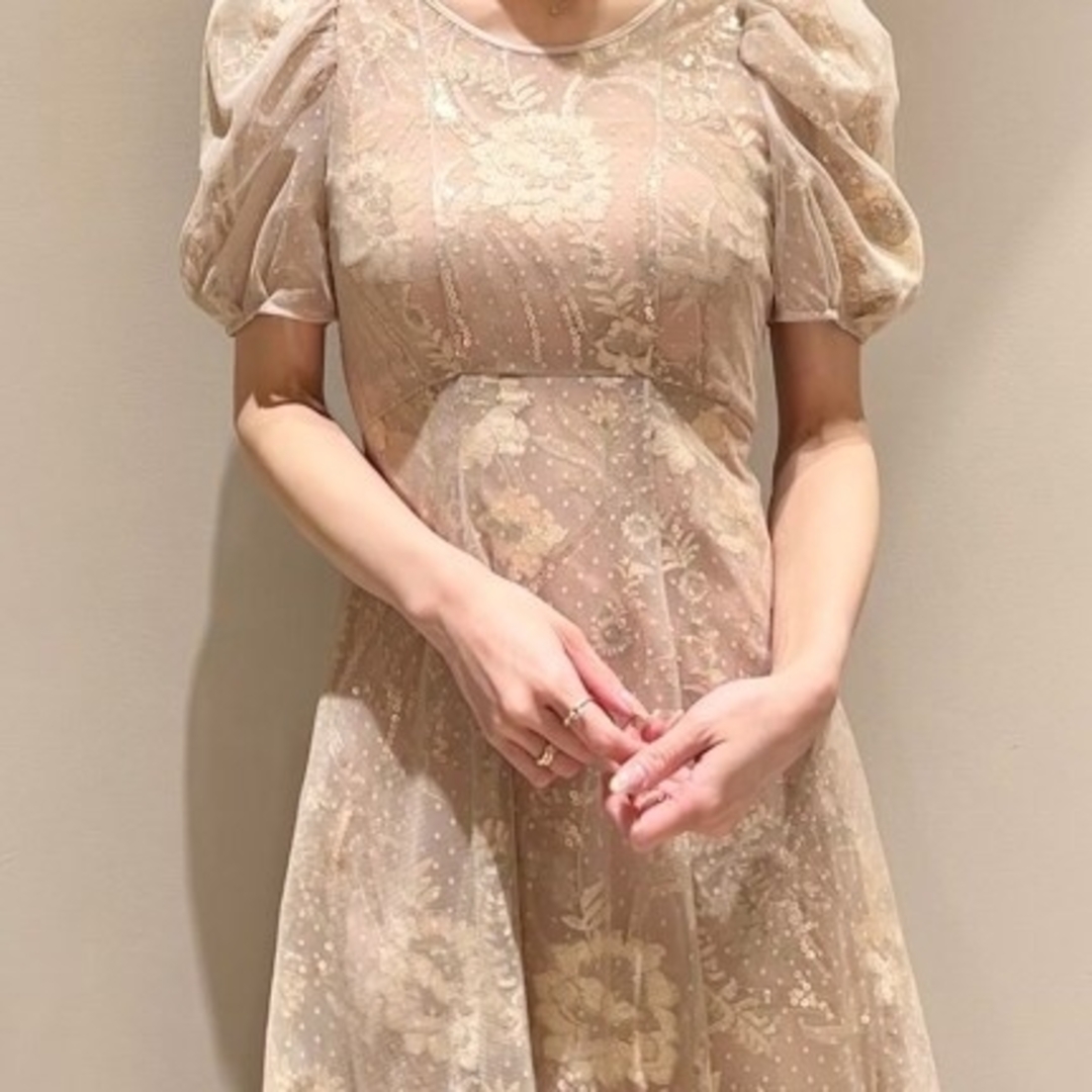 SNIDEL - 3日迄 THEDRESSLAB【限定】スパンコール刺繍ドレスPBEG SNIDEL - 3日迄 THEDRESSLAB【限定】スパンコール刺繍ドレスPBEG