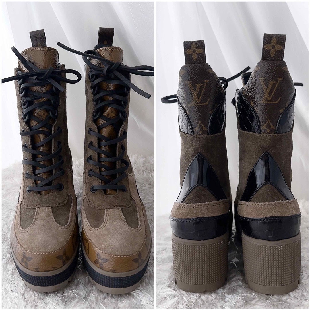 LOUIS VUITTON - LOUIS VUITTON ルイヴィトン ショートブーツ LOUIS VUITTON - LOUIS VUITTON ルイヴィトン ショートブーツ