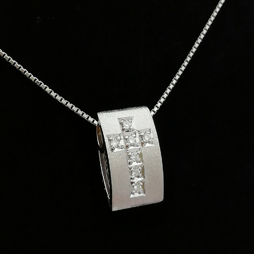 K18WG✨ダイヤ0.40ct✨リバーシブル✝️✨ペンダントトップ K18WG✨ダイヤ0.40ct✨リバーシブル✝️✨ペンダントトップ