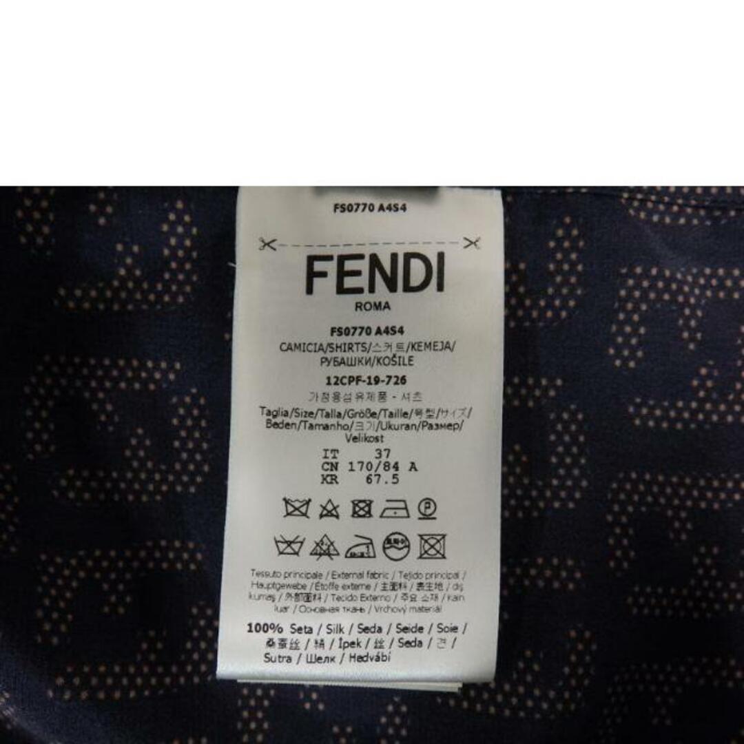 FENDI フェンディ/FF柄 半袖シルクシャツ/37/メンズインナー/B FENDI フェンディ/FF柄 半袖シルクシャツ/37/メンズインナー/B
