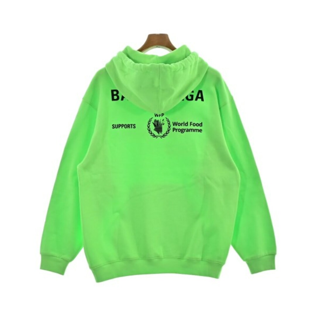 BALENCIAGA - BALENCIAGA バレンシアガ パーカー XS 黄緑 【古着 BALENCIAGA - BALENCIAGA バレンシアガ パーカー XS 黄緑 【古着